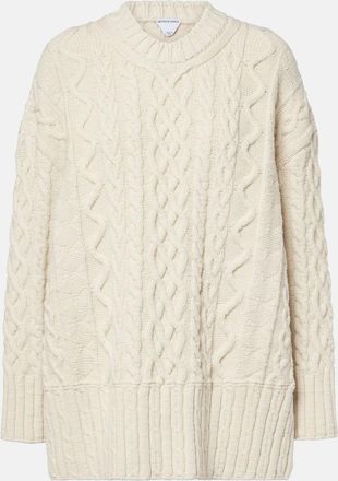 Bottega Veneta Pullover Aran aus einem Wollgemisch