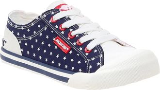 Rocket Dog Damen Sneaker Jazzin Spangle (Rot/Weiß/Marineblau)