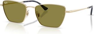 Ray-Ban Femme, Accessoires, Jaune, Taille: 56 MM Lunettes de soleil Drea