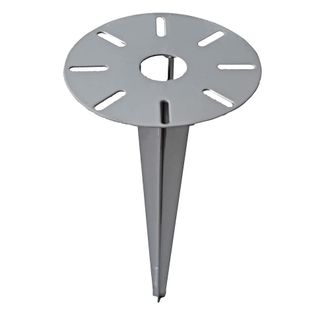 Globo Lighting Universal Lampen Erd Boden Spie&szlig; Stahl verzinkt Au&szlig;en Sockel Leuchten D&uuml;bel Garten Rasendorn