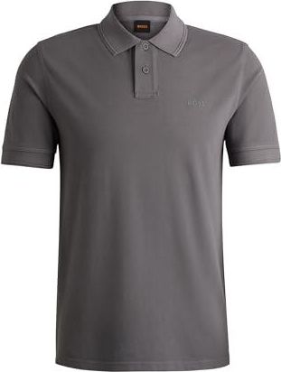 BOSS Hommes Prime Polo en piqué de Coton avec Logo imprimé