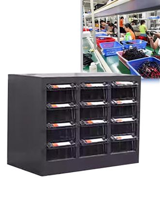 Generic Metall-Werkzeug-Hardware-Klassifizierungs-Organizer, Teileschrank, Schrauben-Organizer, Quittungen, stapelbare Schublade for Perlen, Make-up, B&uuml;ro, Ba