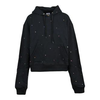 Sky High Farm Kurzer Hoodie - - Sweatshirts & Hoodies - Damen - Schwarzk - S