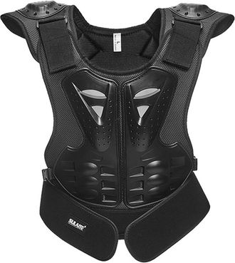 Generic Brustschutz f&uuml;r Jugendliche - Dirtbike-R&uuml;stung, Motorrad-Schutzausr&uuml;stung | Offroad-K&ouml;rperschutz, reflektierende Sicherheitspanzerung, Kinderschutzwes
