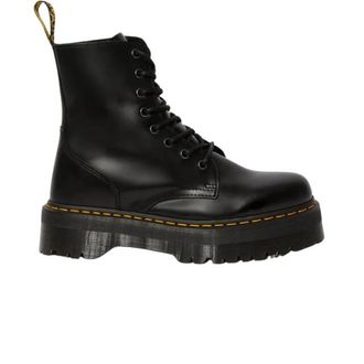 Dr. Martens Jadon Glattleder Damen Plattformstiefel - (Schwarz)