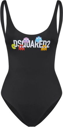 Dsquared2 Femme, Maillots de bain, Noir, Taille: 38 FR One-piece