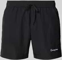 Champion Badehose mit elastischem Bund und Label-Stitching