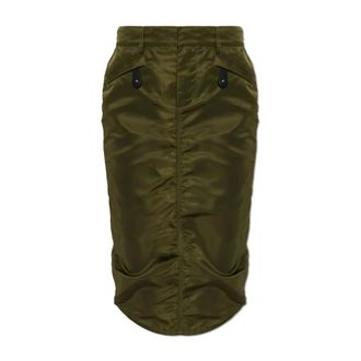 Dsquared2 Femme, Jupes, Vert, Taille: 42 FR Jupe fendue