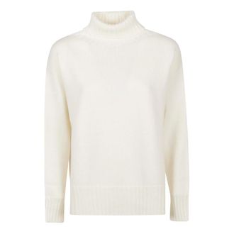 Drumohr Femme, Pulls, Blanc, Taille: 42 FR Pull &agrave; col roul&eacute;