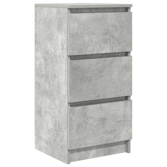 vidaXL Credenza Grigio Cemento 37,5x35x76 Cm In Legno Multistrato - Vidaxl