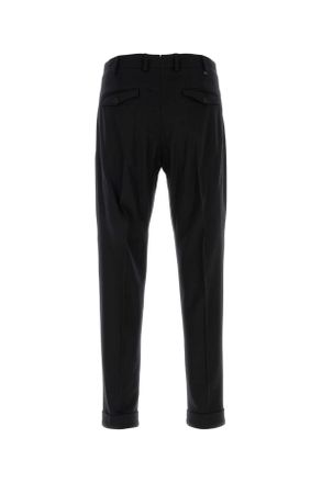 Pantaloni Torino Virgin Wool Blend Trousers - Black