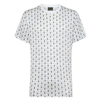 Billionaire Boys Club T-shirt Rundhals SS Crest - - Tops - Herren - Wei&szlig; - S