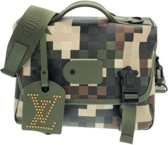 Louis Vuitton Pre-owned Damouflage LV Trail Messenger Coated Canvas Shoulder Bag - Femme - Pre-owned - Vert - Taille: ONE Size