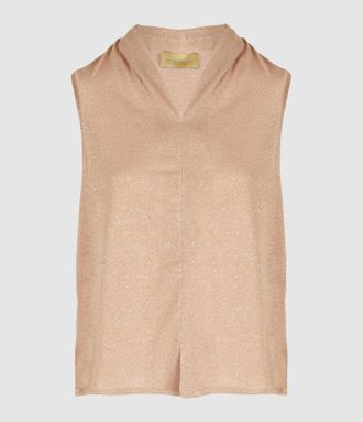 Momoni Top Kiri Beige