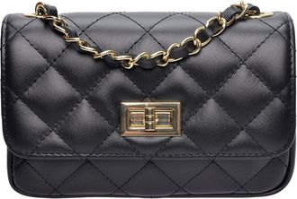 Luisa Vannini Schwarz Rindsledertasche