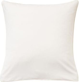 Essix Kissenbezug, einfarbig, aus Baumwollflanell, Frisson, 65 x 65 cm, ESSIX