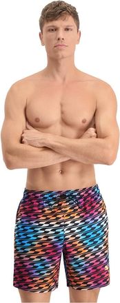 Puma Mens Formstrip Mid Shorts Boardshorts, Black Combo, X-Large