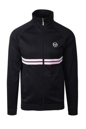 Sergio Tacchini DALLAS TRACK TOP BLACK/LIGHT LILAC