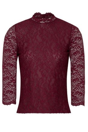 Spieth & Wensky Trachtenshirt Blusenshirt - AMBERG - dunkelblau, dunkelrot