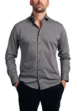Eterna Eterna Chemise à Manches Longues Modern FIT Jersey Faux-uni