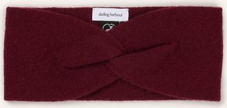 Darling Harbour Darling Harbour Stirnband Aus Cashmere rot