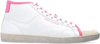 Saint Laurent Low-Top Sneaker - Sl/39 Logo Mid-Top Sneakers - Gr. 37 (EU) - in Weiß - für Damen