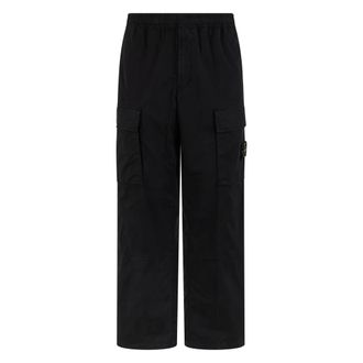 Stone Island Homme, Pantalons, Noir, Taille: W33 Pantalon cargo &agrave; jambe droite