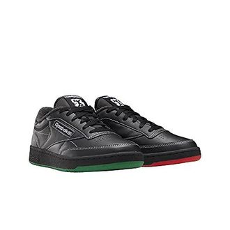 Reebok Club C Baskets unisexes pour adulte, Human Rights Now Black/Pure Grey/Vector Red