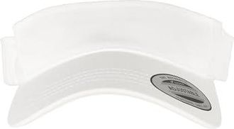 Flexfit Mixte Curved Visor Cap White One Size Casquette, Blanc, Taille Unique