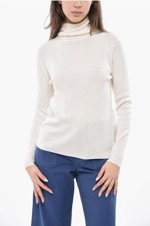 Parosh Ribbed Wool Turtleneck size L