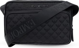 Emporio Armani Homme, Sacs, Noir, Taille: ONE Size Sac &agrave; bandouli&egrave;re avec logo