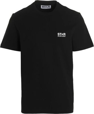 Golden Goose Homme, Tops, Noir, Taille: XL Star T-Shirt
