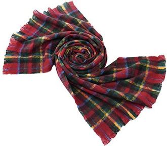Generic Foulards tartan &eacute;cossais multicolores pour femme, &eacute;charpe douce &agrave; carreaux classique pour femme, &eacute;charpe dhiver pour femme, &eacute;charpe longue douce &agrave; fra