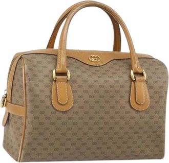 Gucci Sac Boston Pre-owned - Femme - Pre-owned - Beige - Taille: ONE Size