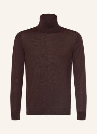 Paul Paul Rollkragenpullover Aus Merinowolle braun