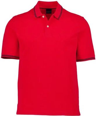 Bugatti Herren Polo-Shirt rot Baumwoll-Piqué