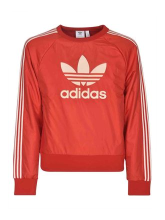 adidas Pull Col Rond - Rouge