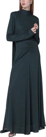 Rotate Rotate Birger Christensen, Femme, Robes, Vert, Taille: 38 FR Scarf Maxi Dress
