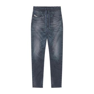 Diesel Blaue Jeans mit Taschen und Schn&uuml;rung - - Jeans - Herren - Blau - W26