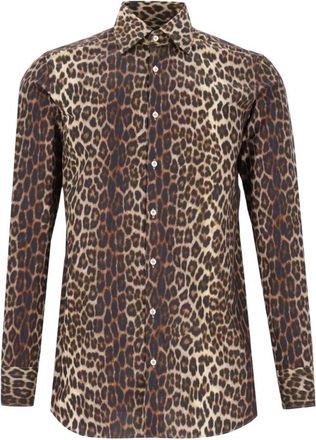 Gabriele Pasini Klassisches Hemd mit Animal-Print - - Shirts - Herren - Mehrfarbig - 3XL