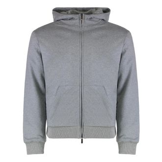 Moorer Zip-Through Hoodie - - Sweatshirts & Hoodies - Herren - Blau - M