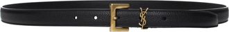 Saint Laurent Ceintures Cuir Noir Femme