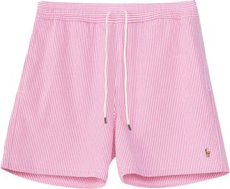 Ralph Lauren Homme, Maillots de bain, Rose, Taille: S Traveler Seersucker Swim Shorts