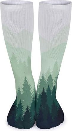 Generic Chaussette Homme Paysage V&eacute;g&eacute;tal Respirante Crew Chaussette Unisexe Chaussettes Pour Cyclisme Hiver Quotidien 50Cm