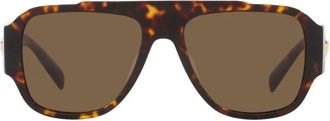 Versace Pillow Shape Sonnenbrille - - Accessories - unisex - Braun - 57 MM