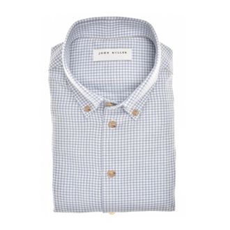 John Miller Homme, Chemises, Bleu, Taille: 5XL Casual Chemises