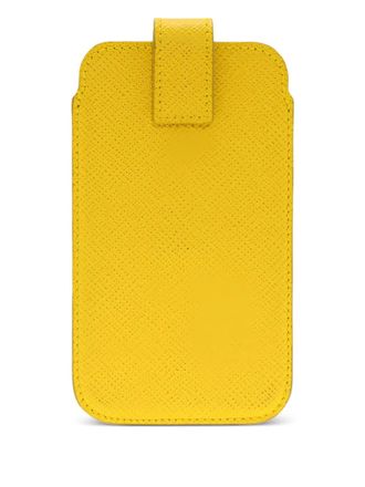 Smythson étui pour smartphone à rabat (2024) - Jaune