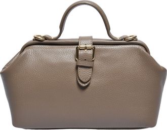 Anna Luchini Beige Rindsledertasche