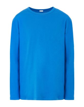 8 by YOOX ORGANIC COTTON BASIC L/SLEEVE T-SHIRT