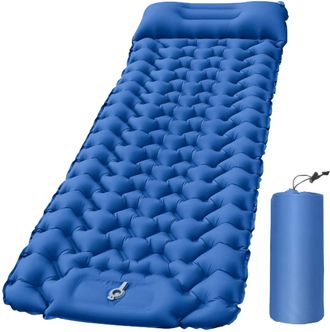 Generic Aufblasbare Campingmatte, Isomatte, Campingunterlage, aufblasbar, bequeme Camping-Luftmatratze, ergonomische Zeltausr&uuml;stung f&uuml;r Garten, Wandern, Klett